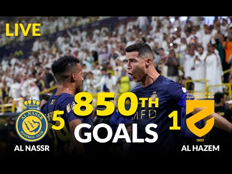 Cristiano Ronaldo Scores 850th Career Goal in Al Nassr Thrashing of Al Hazem || 5-1