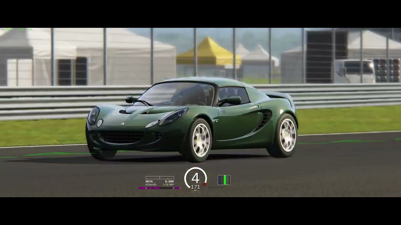 Lotus Elise Silverstone flying lap (Mouse & Keyboard) (1:11.274) - YouTube