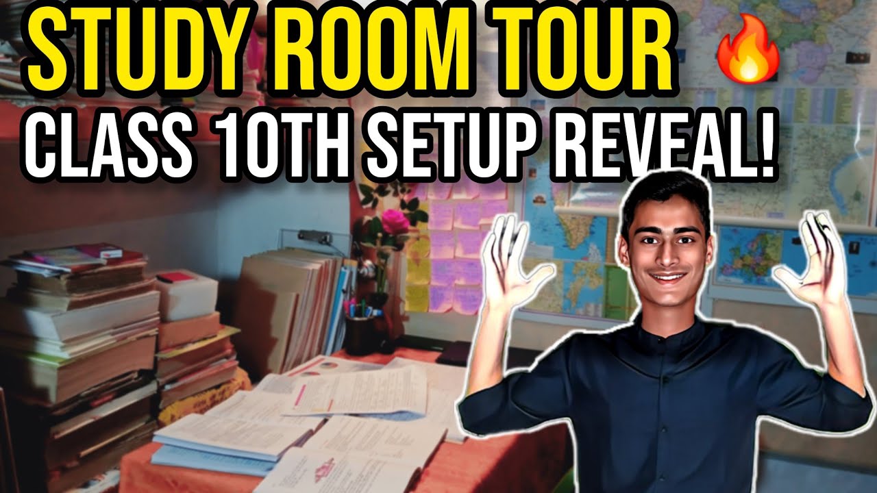 Study Room Tour of Class 10th Grader Student 📚 - YouTube