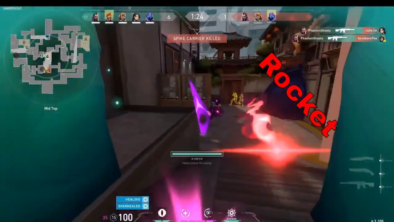 Valorant Hightlights - Reyna split defense, mid ownage - YouTube