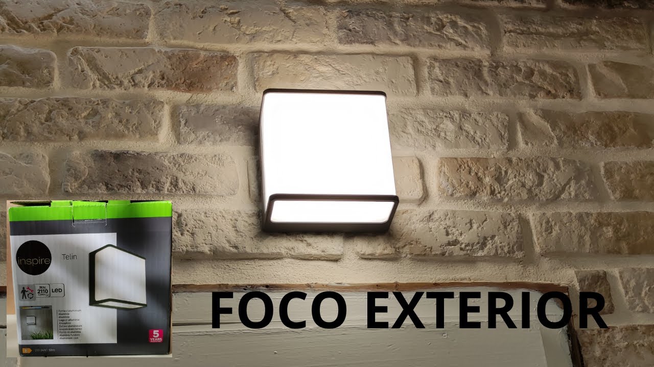 Cómo Instalar un Foco de Exterior Paso a Paso | Ilumina tu Patio o ...
