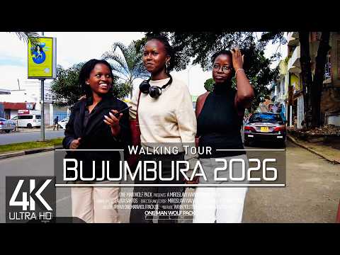 【4K 60fps】🇧🇮 VIRTUAL WALKING TOUR: 🚶 «Bujumbura - Burundi 2026» 🎧 ORIGINAL SOUNDS 🚫 NO COMMENT 📺ASMR