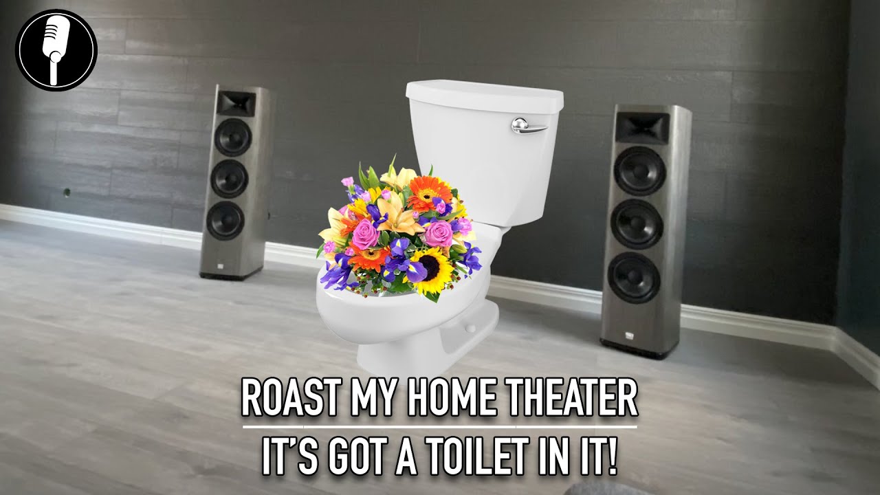 Home Theater With A TOILET? Roast My Home Theater with @Audioholics ...