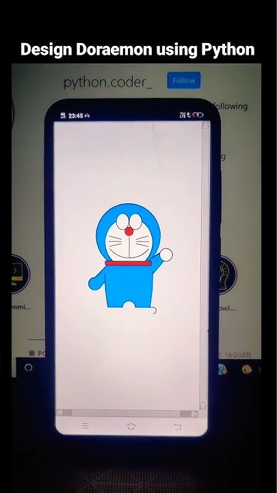 Design Doraemon Using Python Youtube