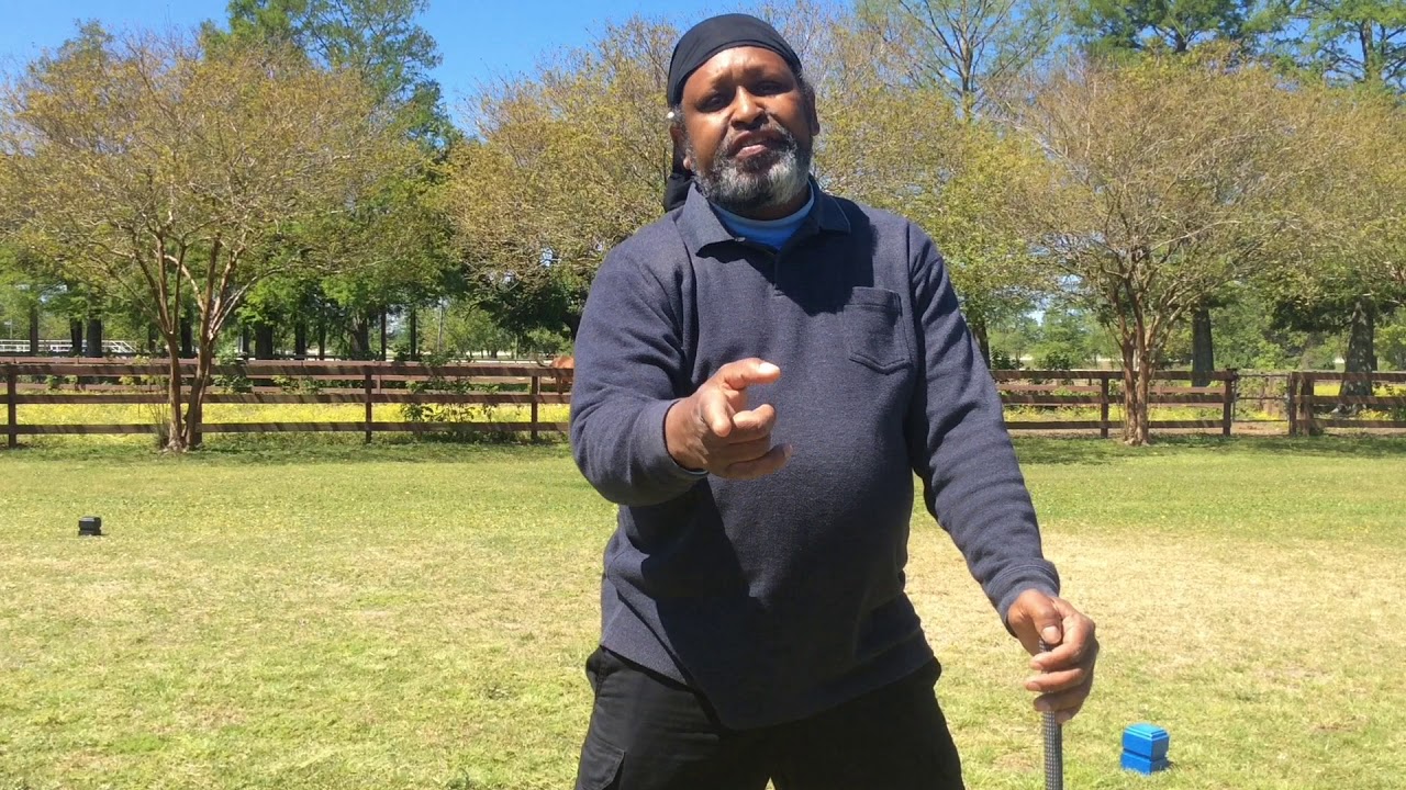 DrBlade Golf Workshop: Ted Rhodes Drill - YouTube