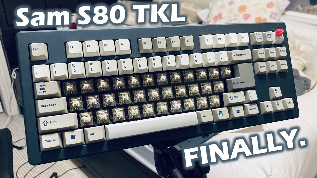 Sam S80 Mechanical Keyboard - Completed Build/Mod Overview and Typing ...