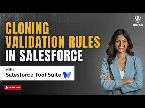 How to Clone Validation Rules in Salesforce? | Salesforce Tool Suite - YouTube