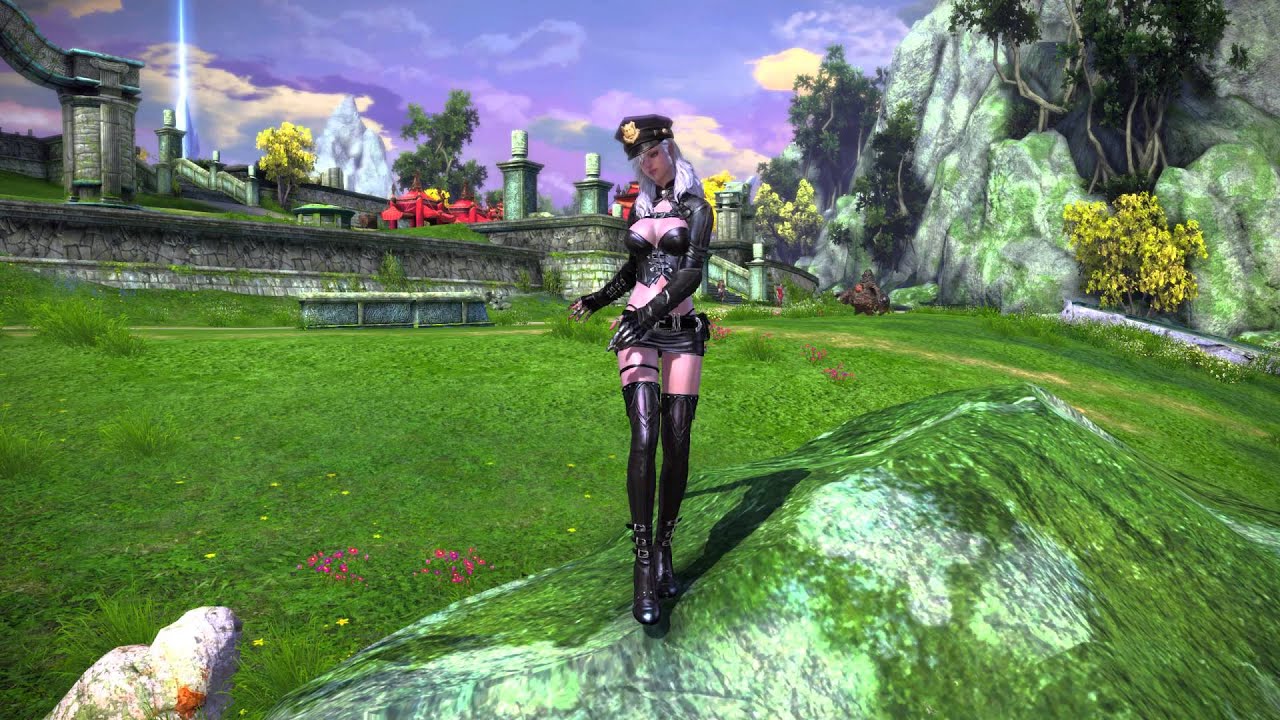 TERA - High Elf Female - Mooncloak Huntress Armour - YouTube