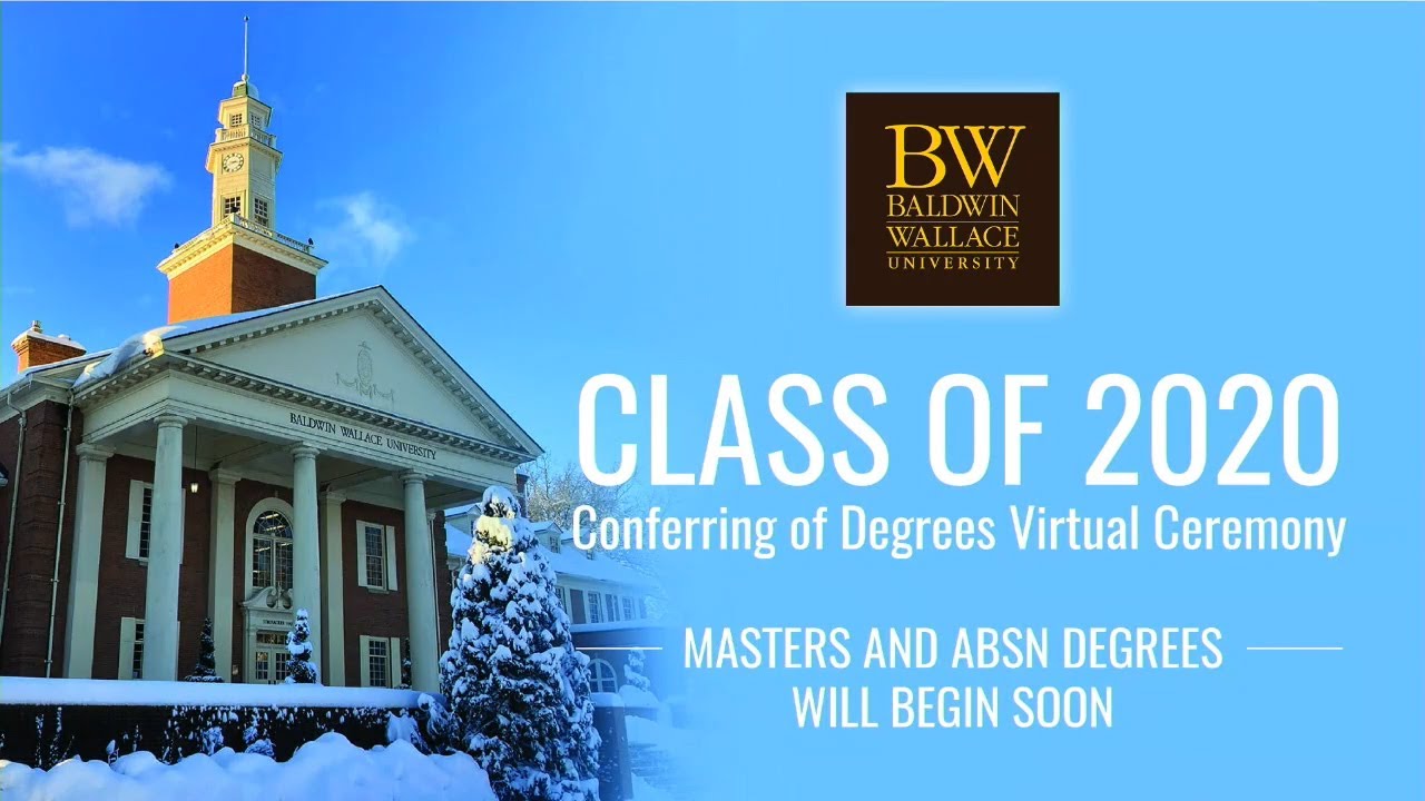2020 Conferring of Degrees Virtual Ceremony - Masters Degree - YouTube