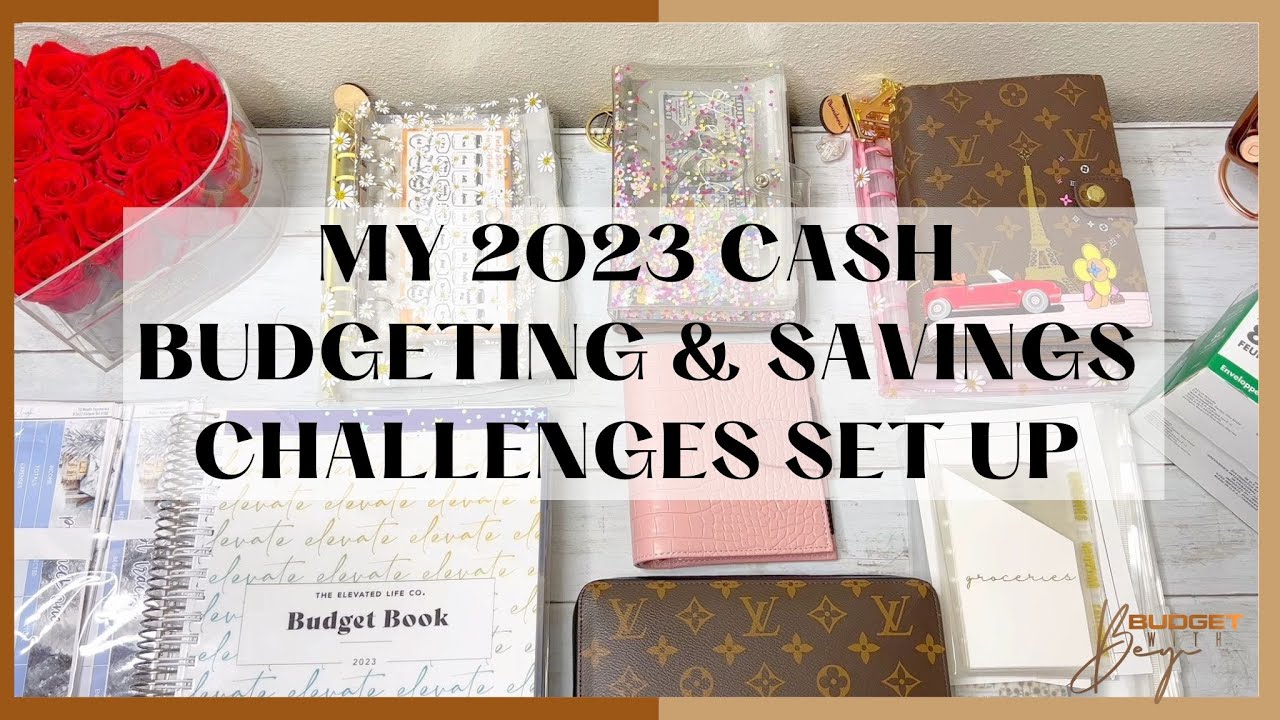 2023 CASH BUDGETING BINDER SET UP | SAVINGS CHALLENGES BINDER | SINKING ...