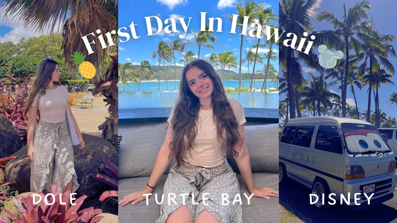 First Day In Hawaii | Dole, Disney & Food | Vlog - YouTube
