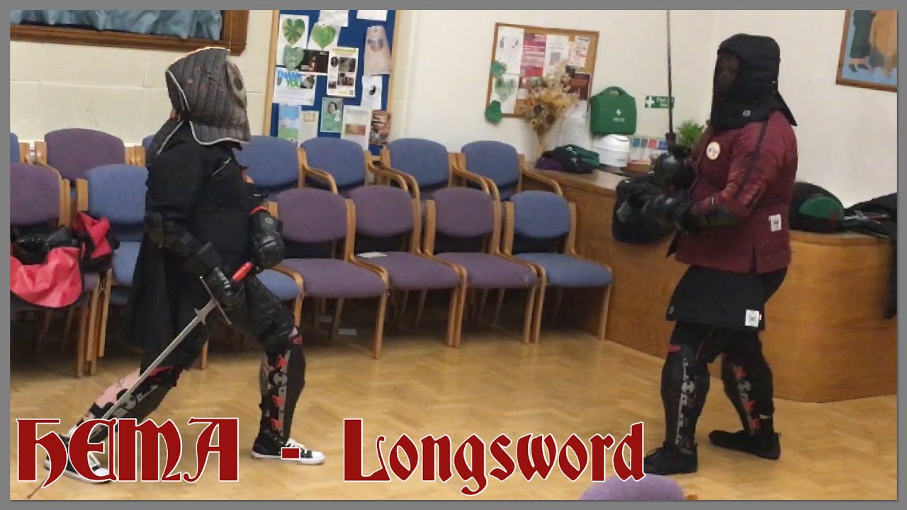 499 - HEMA Sparring - Longsword (Steel) - Highlights - YouTube