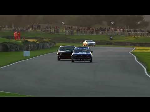 Ford vs Ford Mustang vs Capri goodwood revival - YouTube