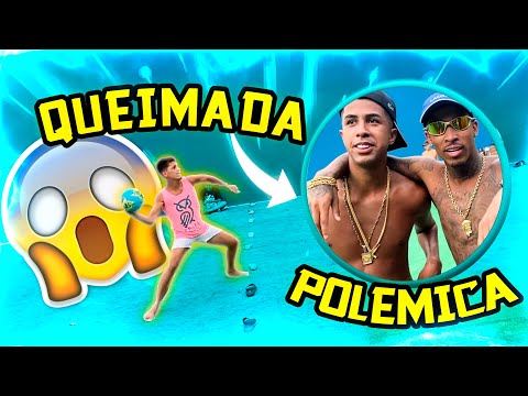 BRINCANDO DE QUEIMADA POLEMICA NA MANSÃO