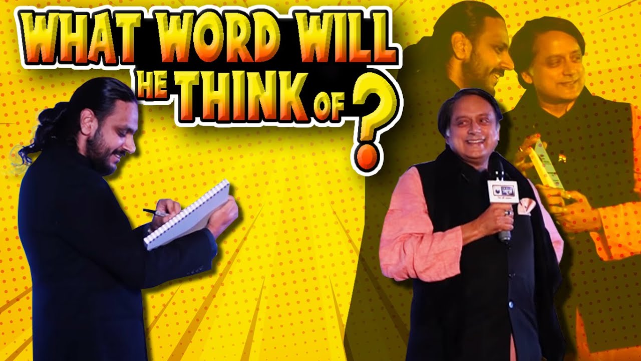 Reading Shashi Tharoor's Mind + Big Announcement | Karan Singh Magic ...