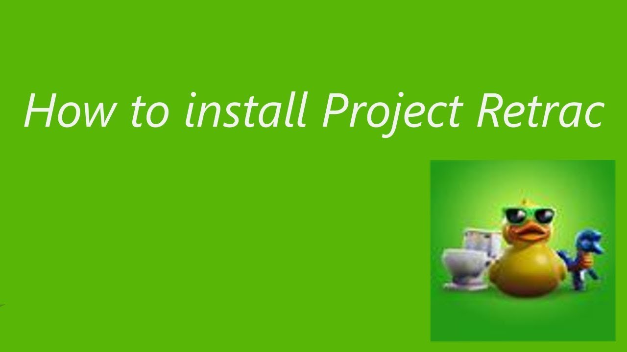 How to download Project Retrac in 2025 - YouTube