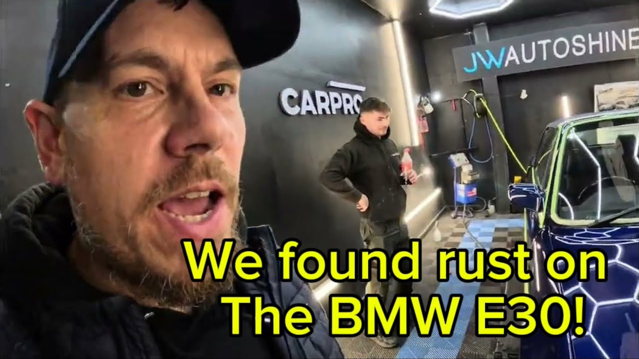 BMW E30 P2, We found rust! The Detail is paused - YouTube