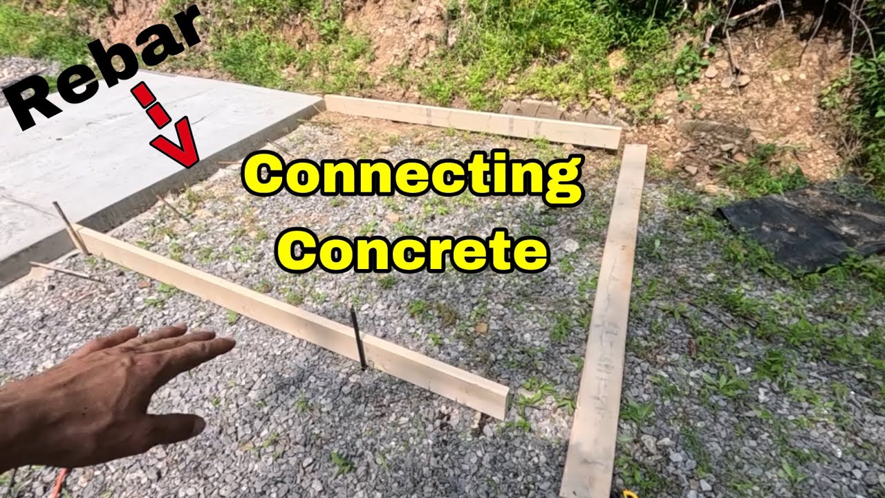 How To Connect Concrete Pads - YouTube
