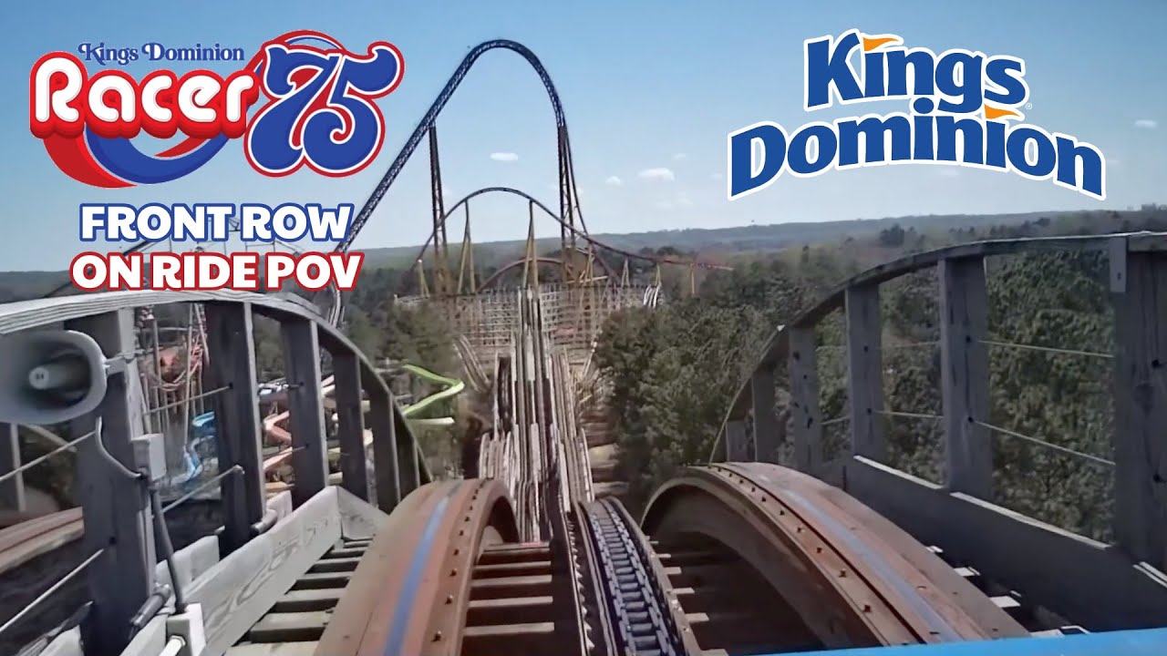 Racer 75 Front Row On Ride POV - Kings Dominion - YouTube