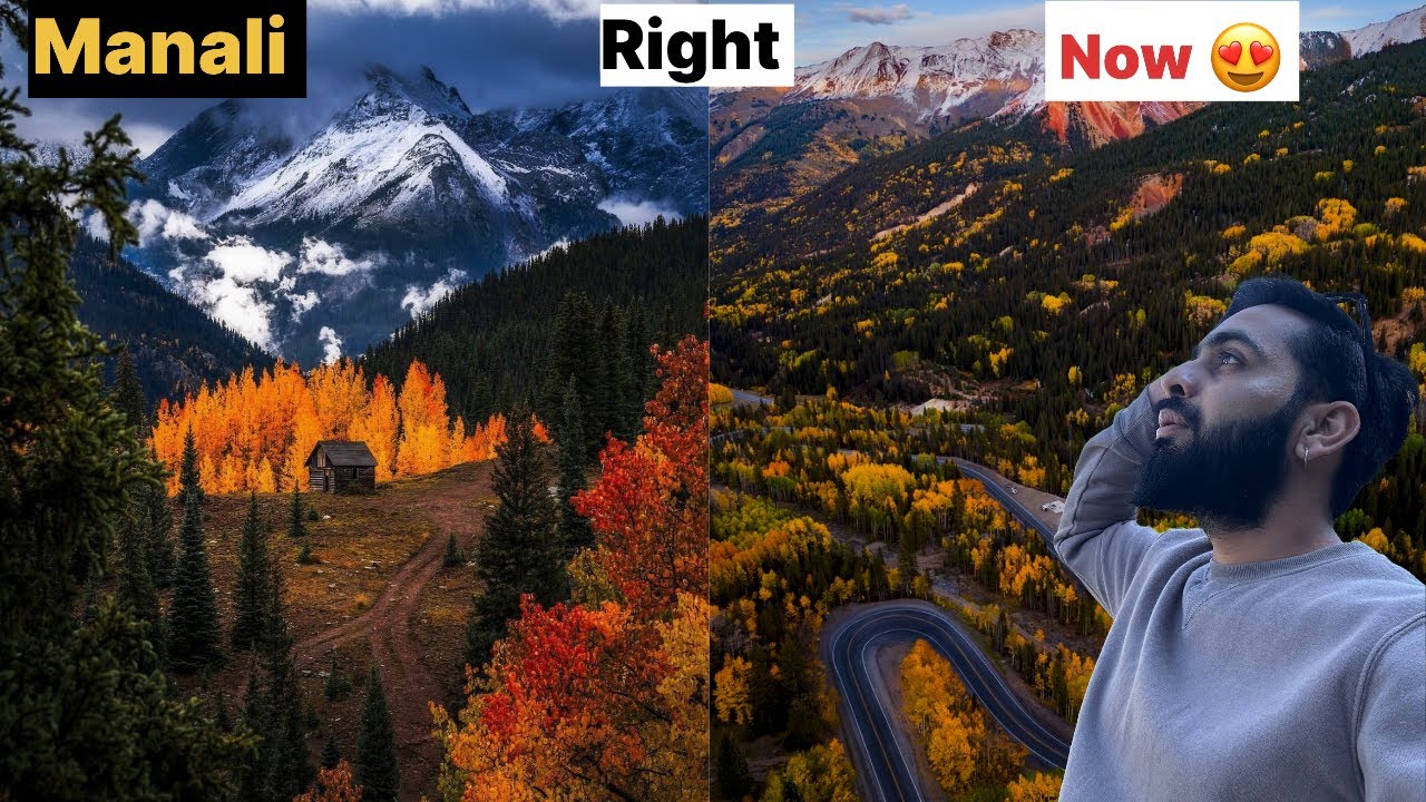 Manali Kuch Is Tarha Ki Dikh Rhi Hai Aajkl 😍 | Yellow Autumn Season In ...