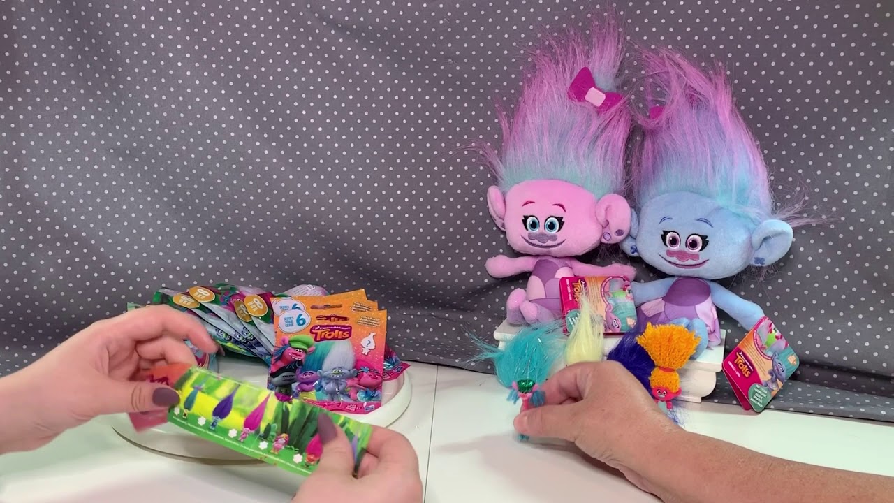 Trolls, Super Hairy and Fun, Satin and Chenille Plushies - YouTube