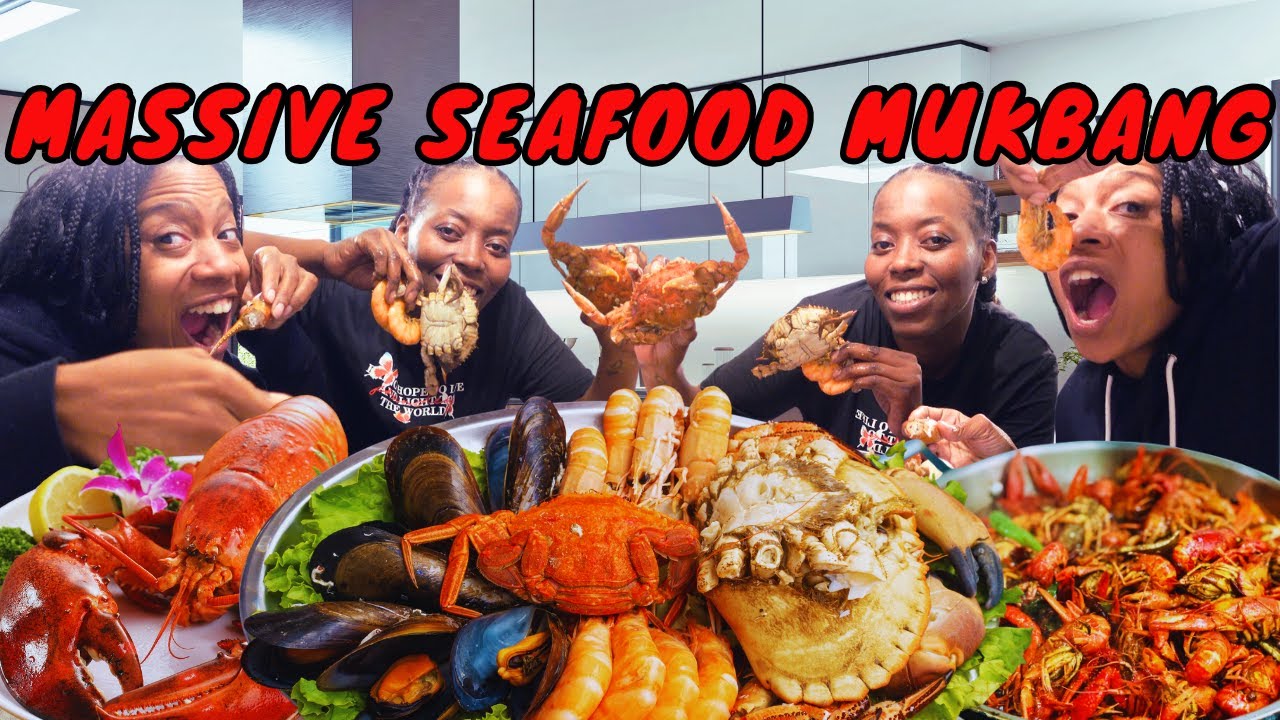 MASSIVE SEAFOOD MUKBANG | Episode 40 - YouTube