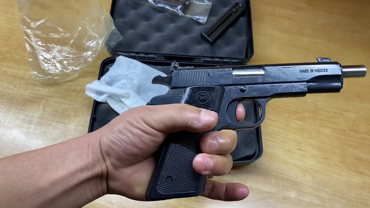 TREJO Pistola Trejo GT2 calibre .22 - YouTube