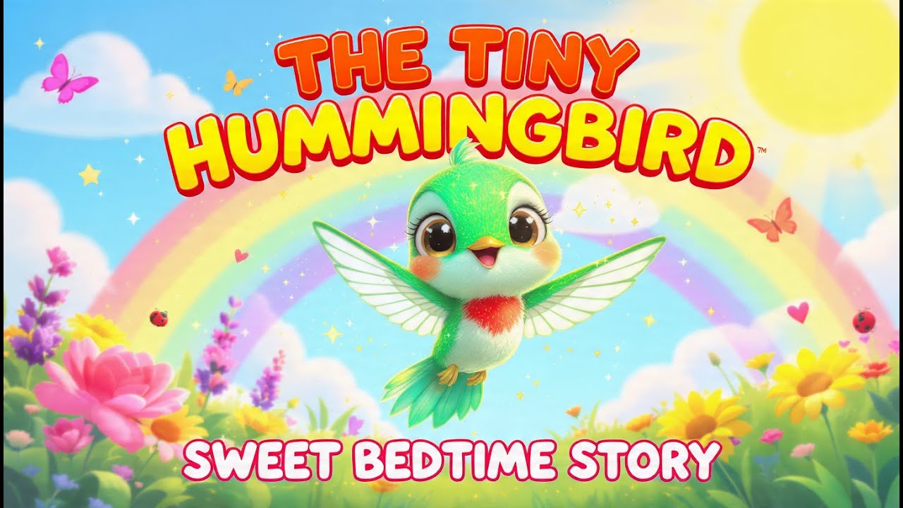 The Tiny Hummingbird | Sweet Bedtime Story for Kids About Sharing - YouTube