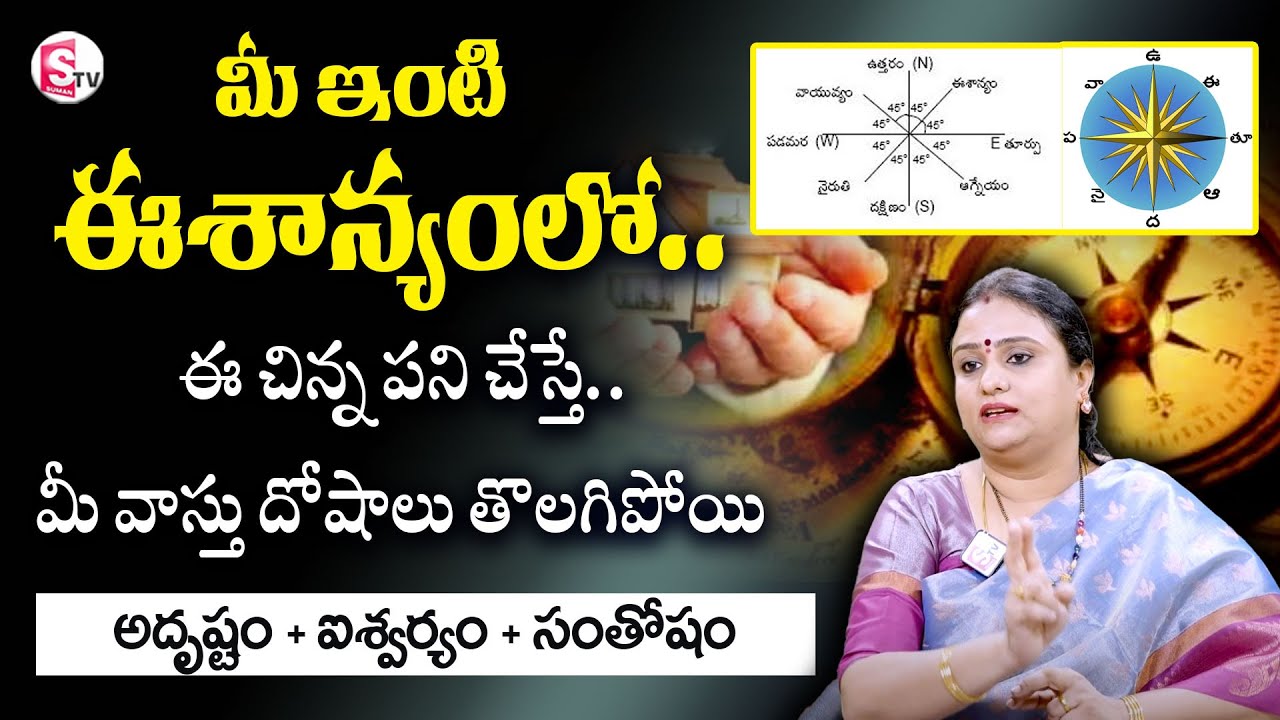 Eesanyam Vastu in Telugu || Vastu Shastra || East Facing House Vastu ...