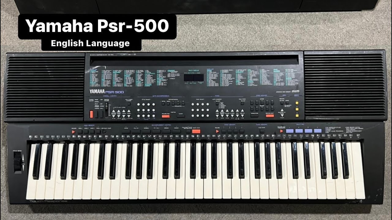 Yamaha Psr-500 Keyboard ( Wilsons Music Instruments Whatsapp No ...