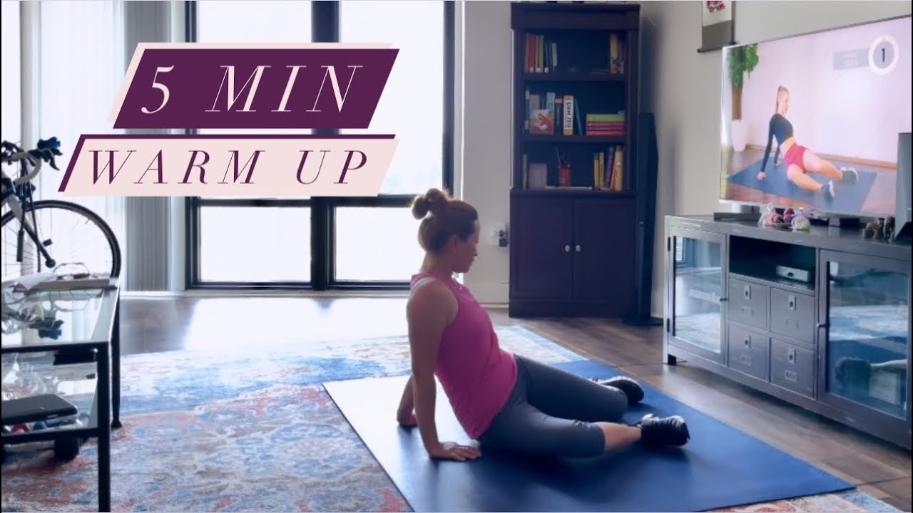 5 MIN WARM UP ROUTINE (No Jumping) - YouTube