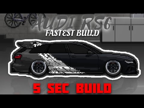 AUDI RS6 DRAG BUILD / 5 SEC BUILD 🥶 / PIXEL CAR RACER - YouTube