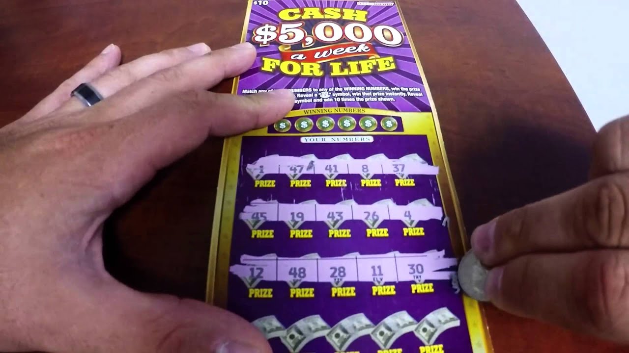 Live Indiana Hoosier Lottery Scratch Card Gambling Ticket Loteria - YouTube