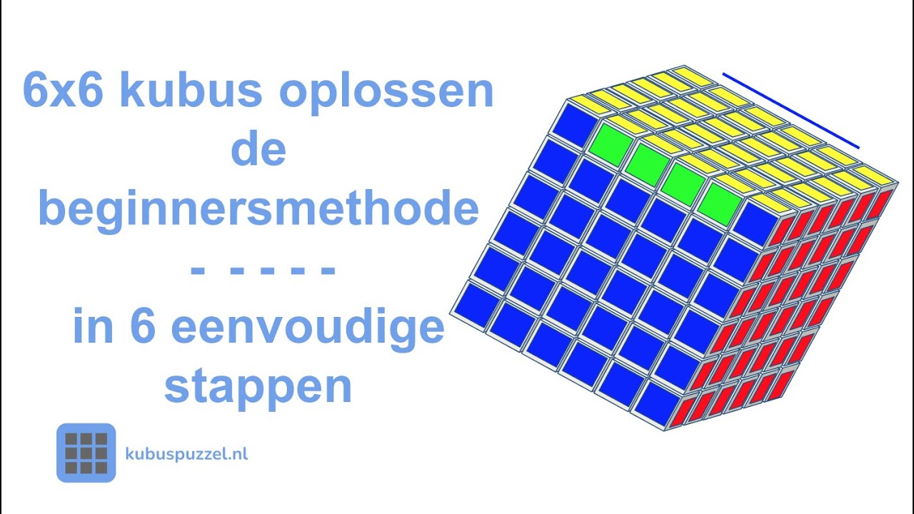 6x6 kubus oplossen | de beginners methode - YouTube