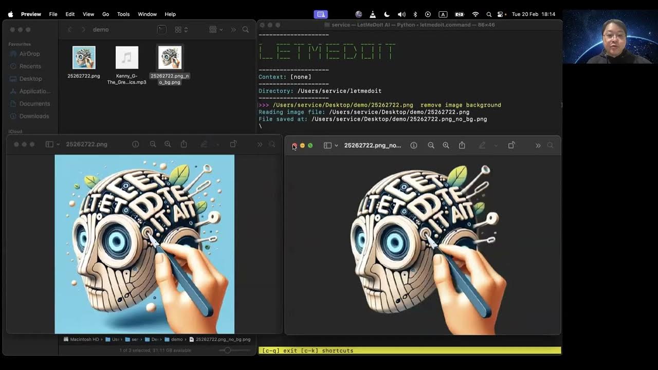 LetMeDoIt AI - Edit Multimedia Files (No Code, No Software) - YouTube