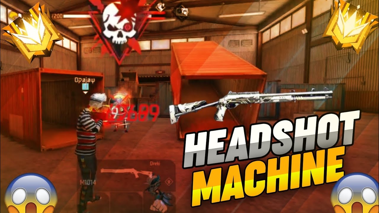 ALL ROUND 1 SHOT HEADSHOT MACHINE M1014 😱😱|| MUST WATCH|| ATG|| - YouTube