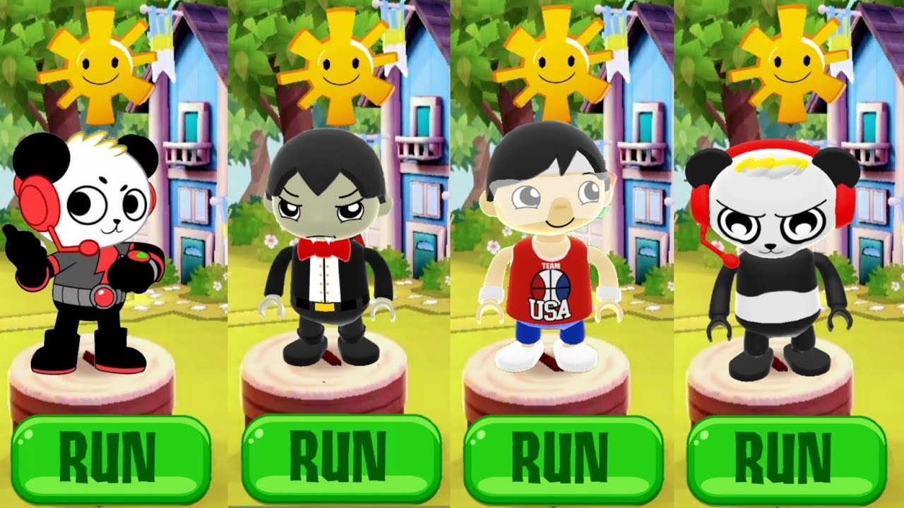 TAG WITH RYAN - COMBO PANDA RYAN V/S USA RYAN || HALLOWEEN UPDATE ...