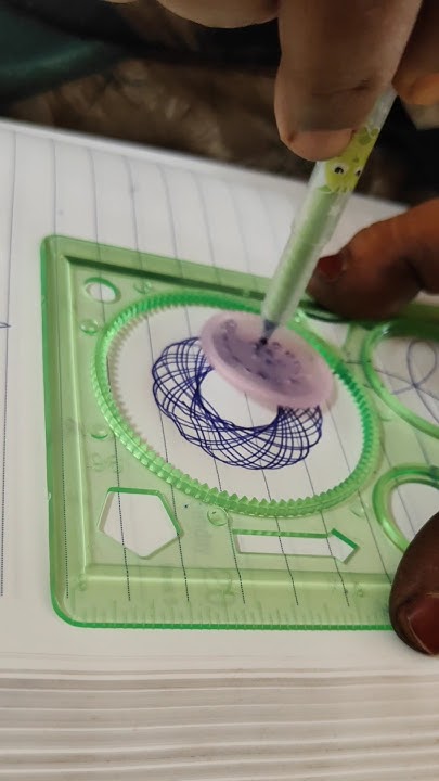 making spirograph is interesting #spirograph #spirographdesig - YouTube