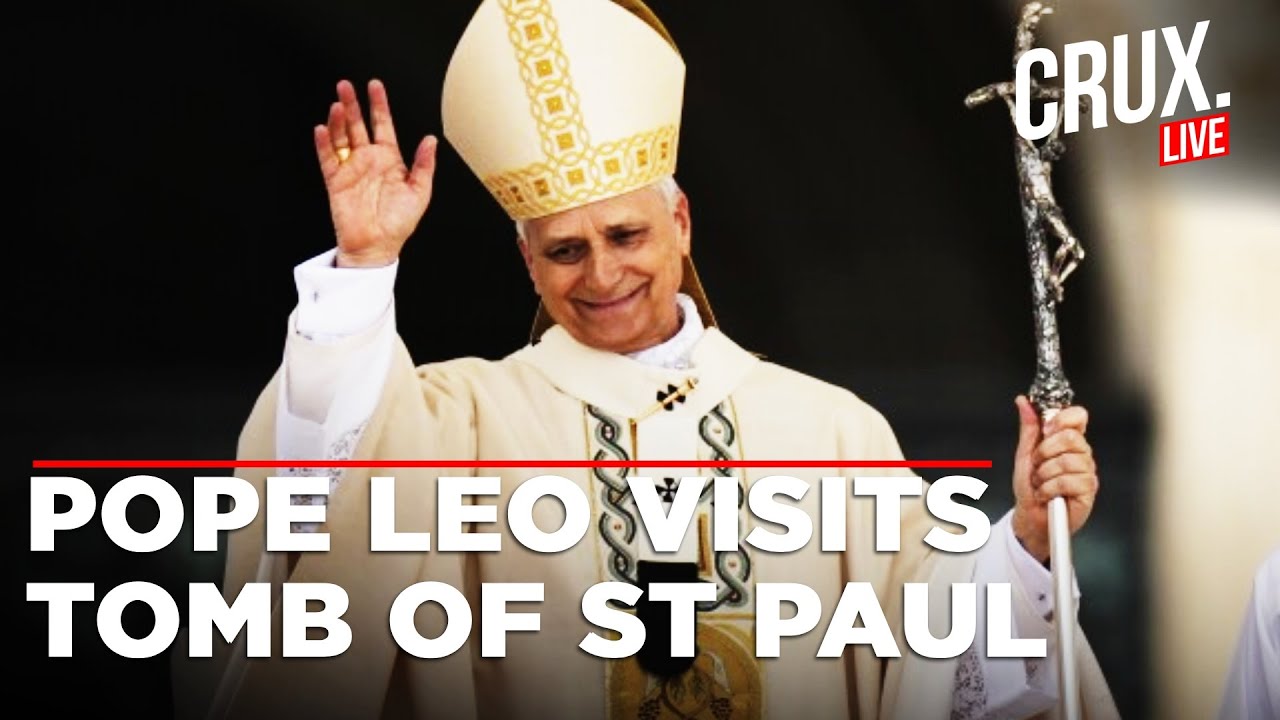 Vatican LIVE | Pope Leo XIV Visits Tomb Of St Paul | Basilica of Saint ...