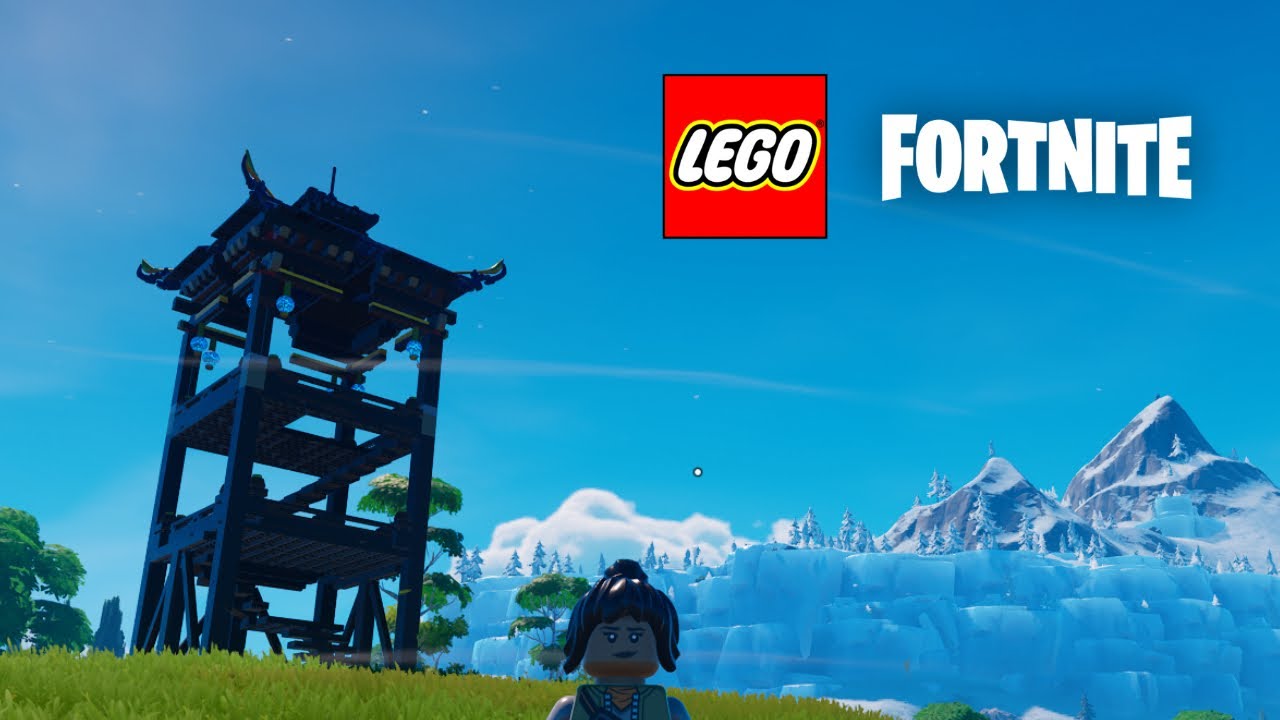 How to Build this Watchtower in LEGO Fortnite - YouTube