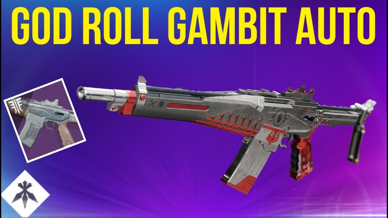 God Roll Gambit Auto! Hazard Of The Cast! Destiny 2 Black Armory - YouTube