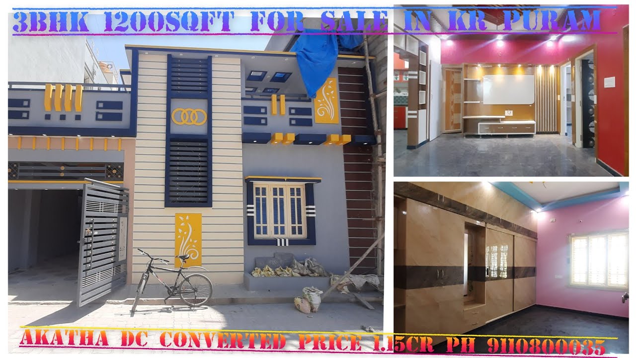 3BHK BEAUTIFUL INDEPENDENT HOUSE FOR SALE 1200SQFT PRICE 1.15CR NEG PH ...