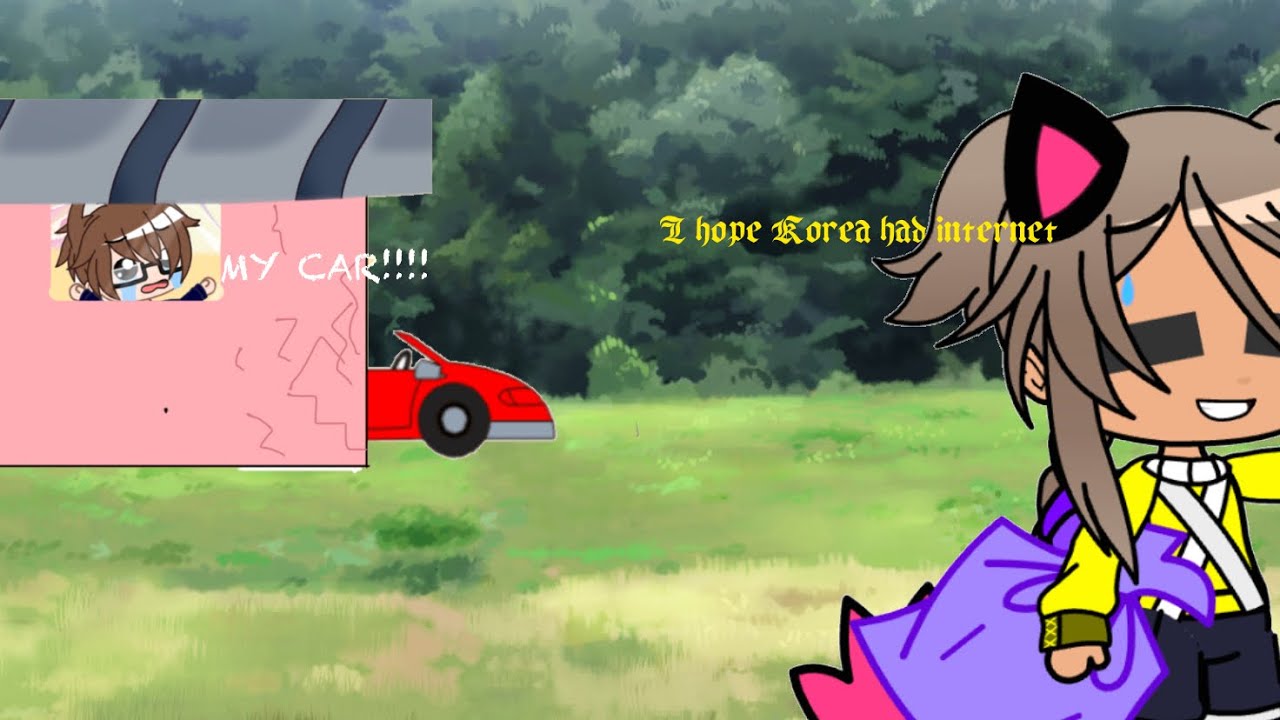 Car in the Kitchen inspired by full house Gacha Club Skit - YouTube