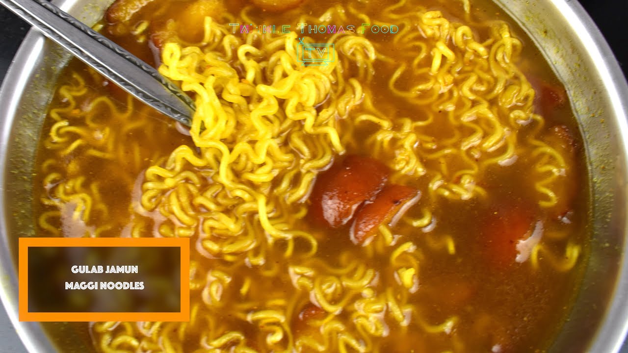 "Delectable Fusion Delight: Gulab Jamun Infused Maggi Noodles ...