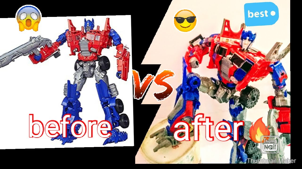 how to customize your optimus prime action figure in easy way. - YouTube