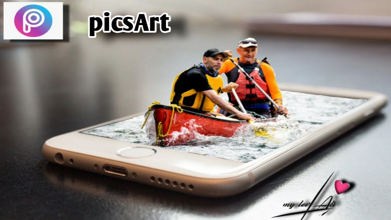 3D Photo Editing Tutorial - Picsart [LVH design ] - YouTube