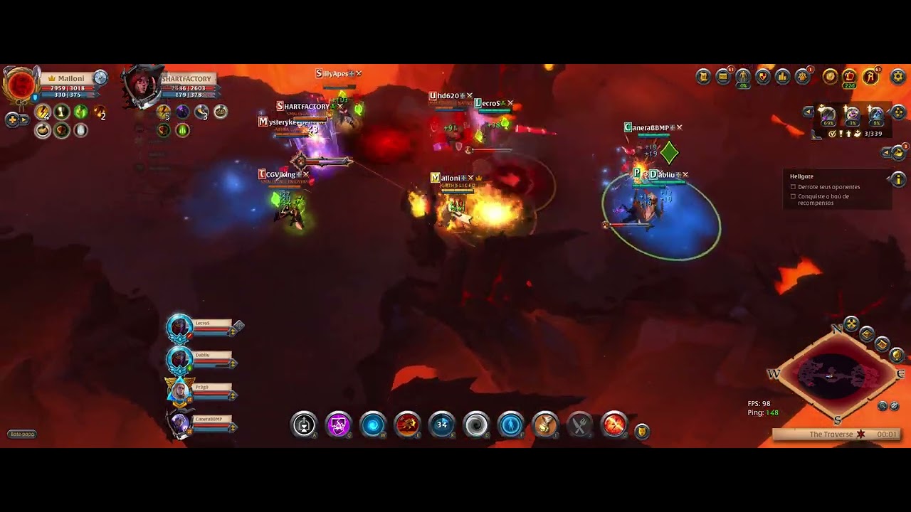 Hellgate 5x5 - Insanos no PvP! Só no Fino do Albion Online - YouTube