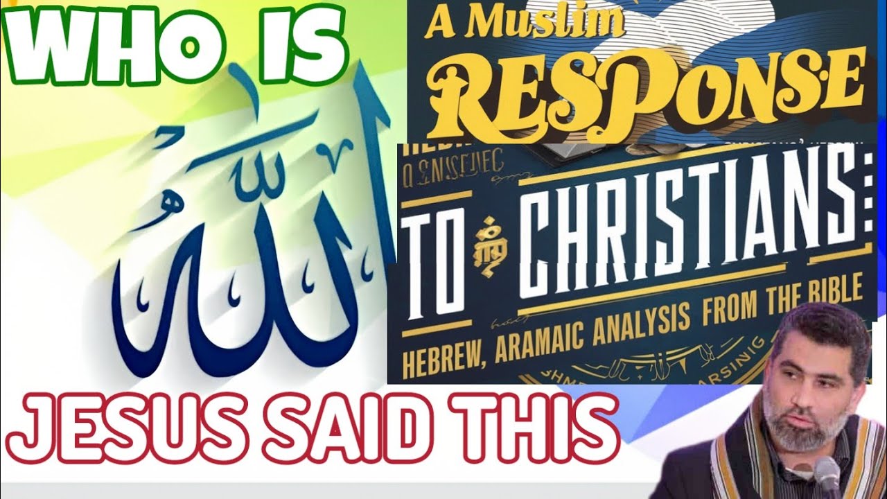 WHO IS ALLAH: A Muslim Response To Christians Hebrew Aramaic & Arabic ...