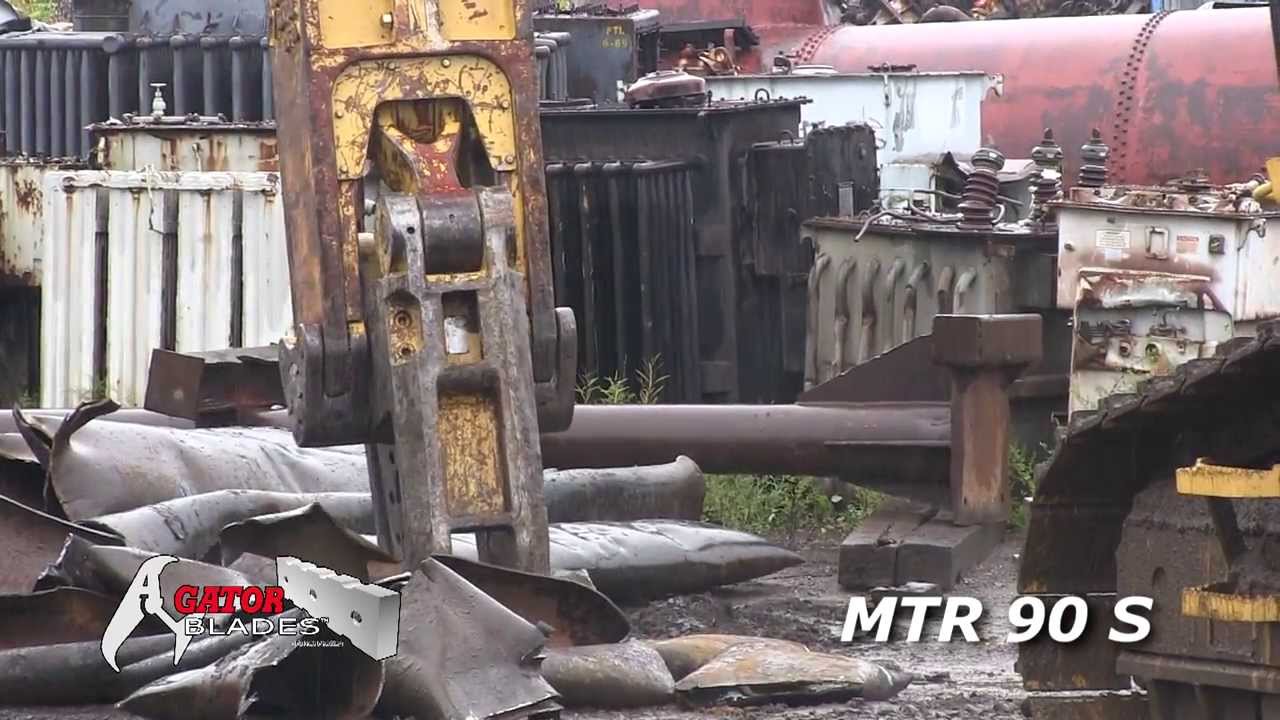 Allied-Gator MTR 90 S with Serrated Gator Blades™ - Processing Steel ...