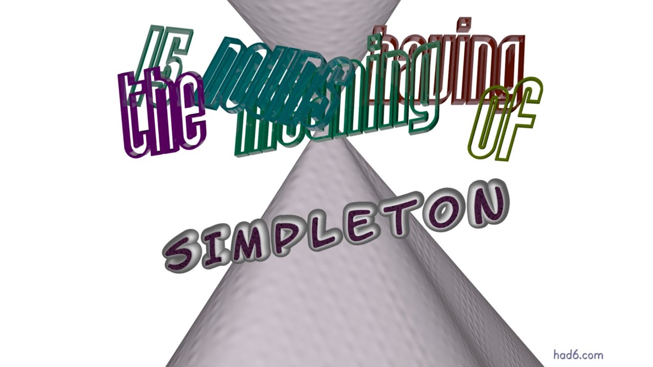Simpleton 16 Nouns Synonym To Simpleton sentence Examples YouTube simpleton-16-nouns-synonym-to-simpleton-sentence-examples-youtube